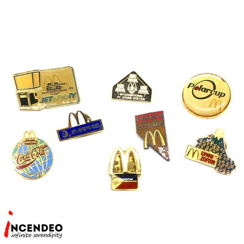 Vintage Rare Collectible McDonald’s Badge Pins (8pcs) | Shopee Malaysia