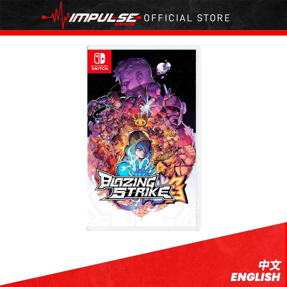 NSW Nintendo Switch Blazing Strike Chi/Eng Version 熾烈打擊 中英文版 | Shopee ...