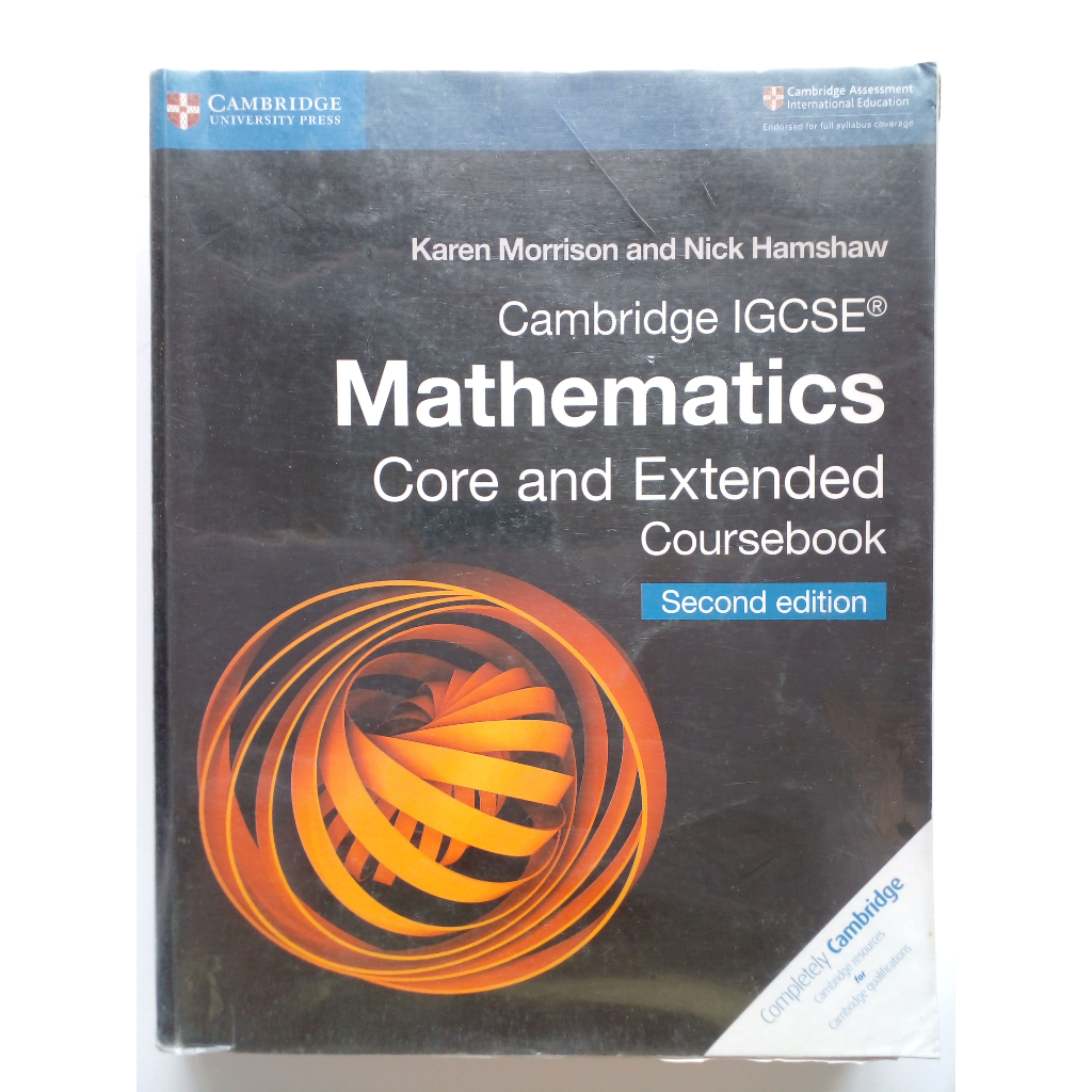 [FREE SHIPPING] Cambridge IGCSE Mathematics Coursebook Core And ...