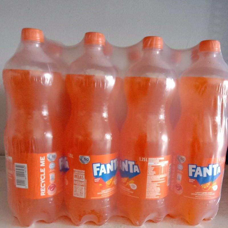 FANTA ORANGE FANTA OREN MINUMAN BOTOL BESAR 1.25L | Shopee Malaysia