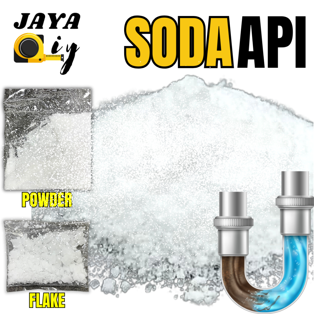 POWER KUAT Soda API Powder Household Cleaning / Drain Cleaner / Clear ...