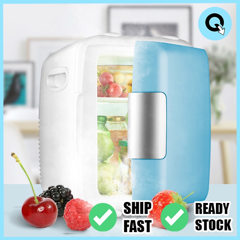 QFL 4L Car Refrigerator Mini Cold and Warm Small Refrigerator Car Small ...