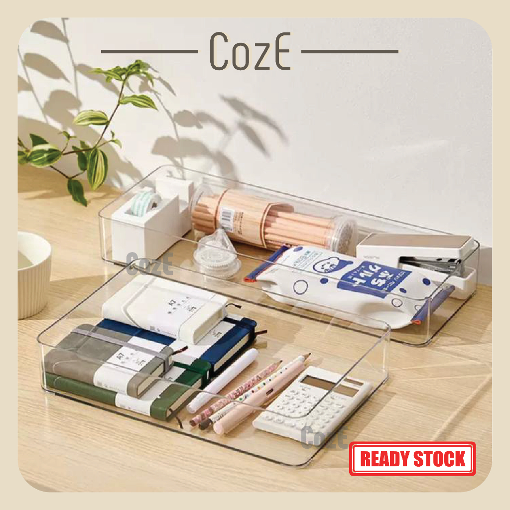 CozE Muji Style Drawer Storage Desk Dividers Plastic Trays Storage ...