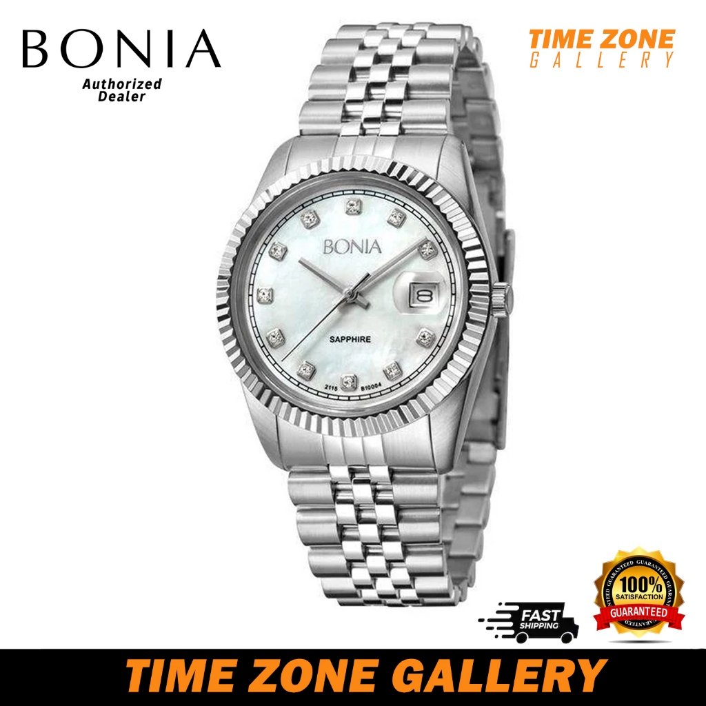 Bonia Classic Silver Stainless Steel Strap Men Watch BNB10550-1357 ...