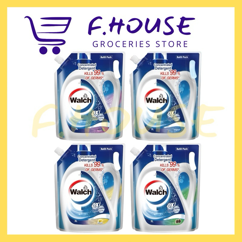 Walch Antibacterial Laundry Detergent Refill (3L) | Shopee Malaysia