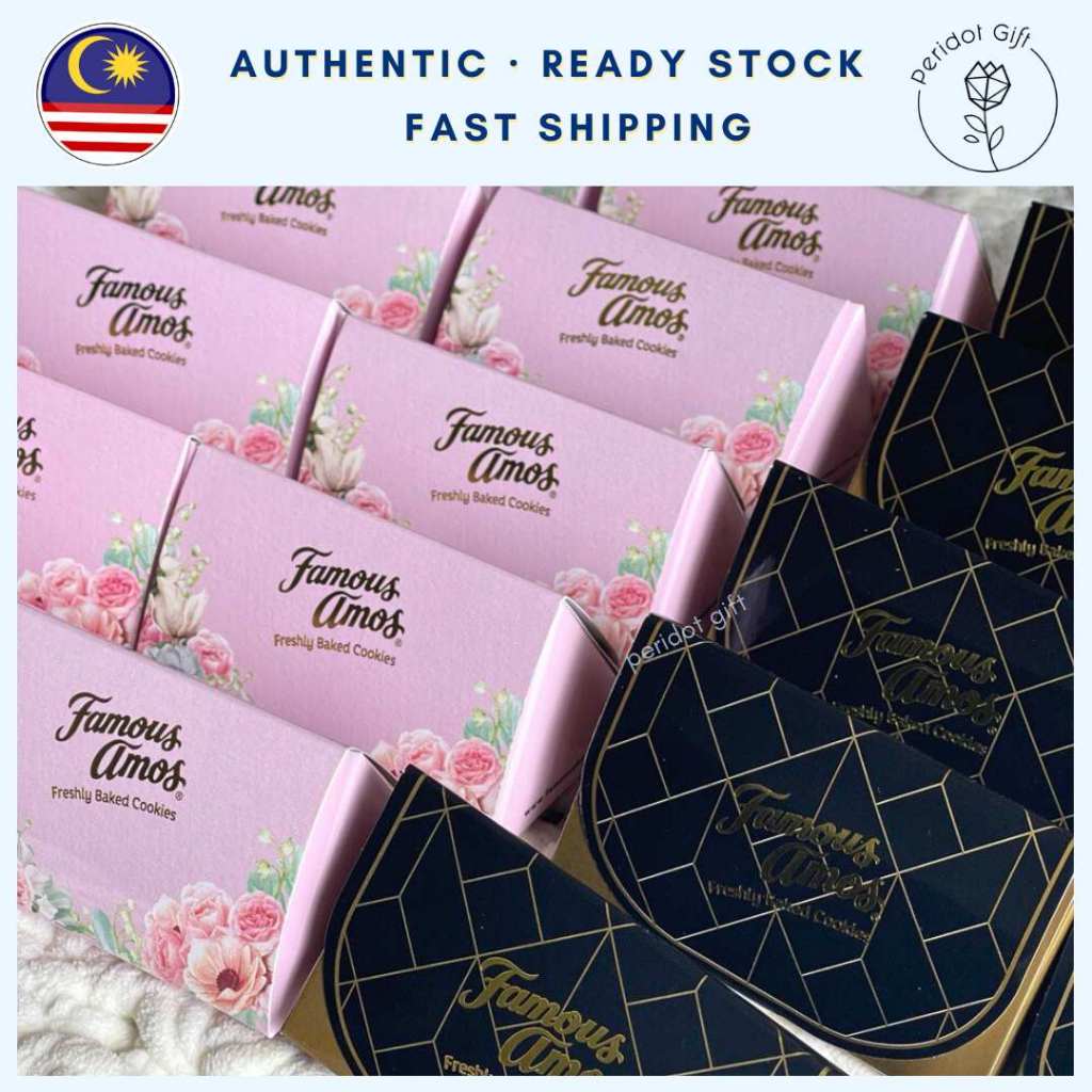 [Min 50pkts] Famous Amos Pyramid Box 15g Cookie - Wedding Corporate ...