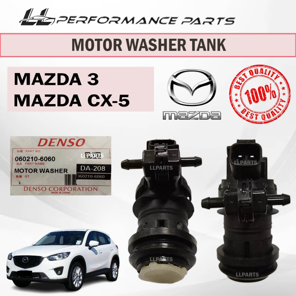 DENSO 060210-6060 Washer Tank Motor Mazda 3 / Mazda CX5 CX-5 Wiper ...