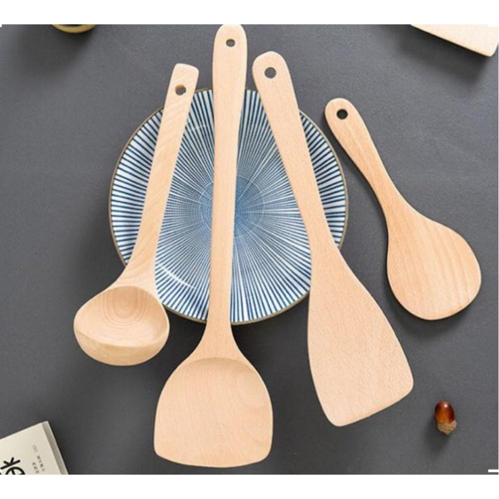 Wooden Spoon Wok Spatula Cooking Tools/Wooden Spatula Fried Shovel Wood ...