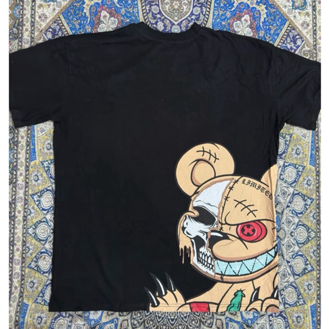 [SOLD OFFLINE]Oversized Evil Bearbrick T-Shirt - Black | Shopee Malaysia