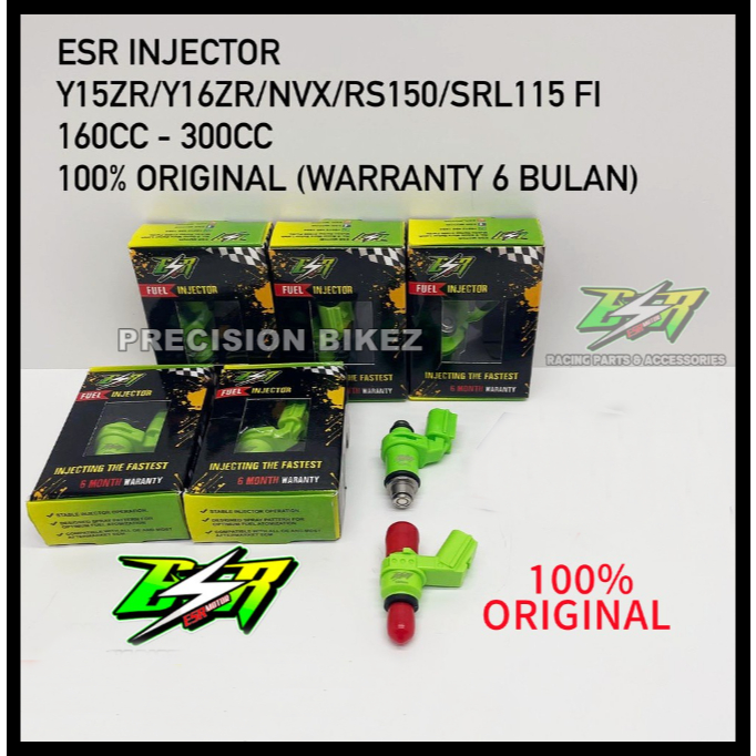 ESR Fuel Injector Y15ZR V2 New Model Y16ZR RS150 SRL115 Fi 100% ...