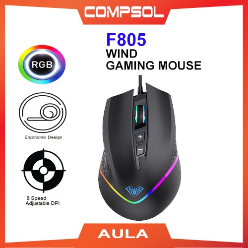 AULA F805 Wind Gaming Mouse | Shopee Malaysia