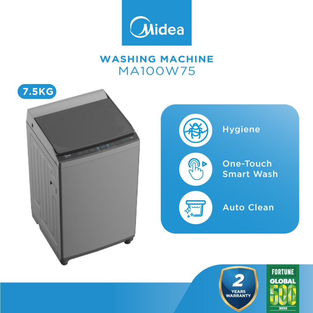 Midea ( MA100W75 (Grey) / MA100W85 (Grey) / MA100W95 (Grey) ) Fully ...