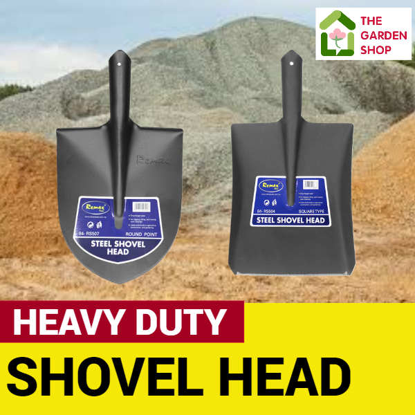 Remax Shovel Square Shovel Metal Head Spade Changkul Skop Pasir Heavy ...