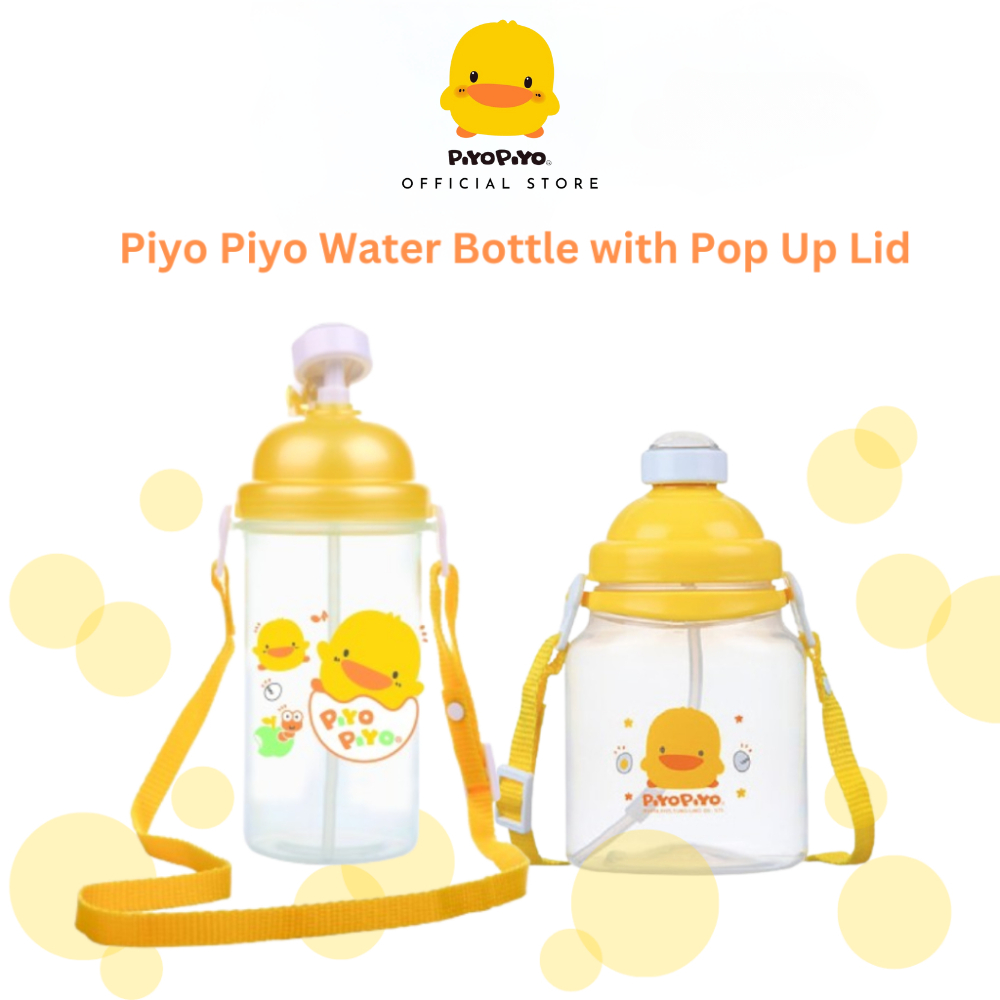Piyo Piyo Water Bottle with Pop Up Lid | Shopee Malaysia