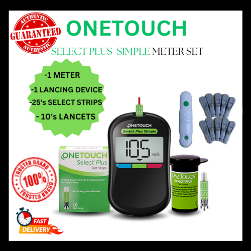 ONETOUCH Select Plus Simple Glucose Meter Set | Shopee Malaysia