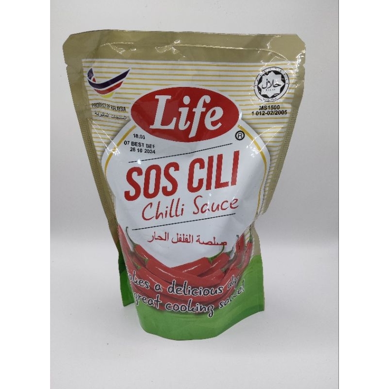 LIFE CHILLI SAUCE / SOS CILI 1KG POUCH | Shopee Malaysia