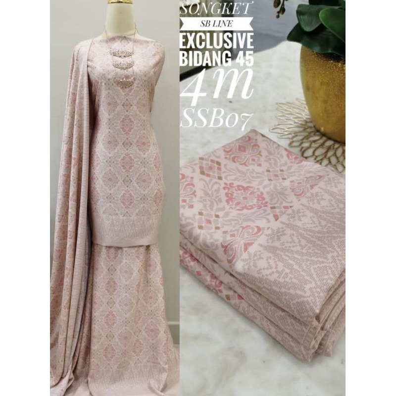 COTTON SB LINE SONGKET EXCLUSIVE | Shopee Malaysia