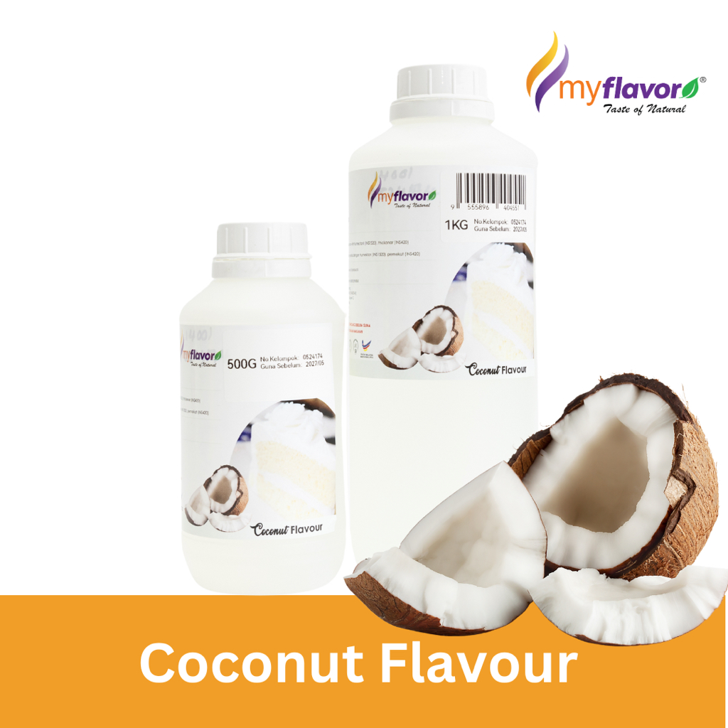 500g/1KG COCONUT FLAVOUR - FOOD FLAVOUR HALAL MyFlavor | Shopee Malaysia