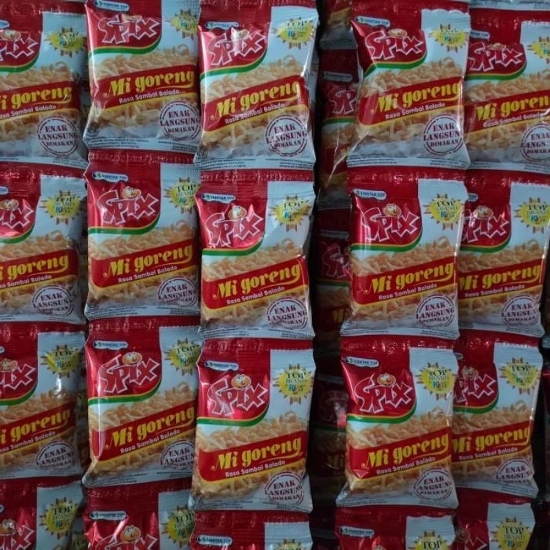 LEGEND JAJAN KHAS INDONESIA MAMI / MI GORENG SPIX - 1 RENTENG / BARIS ...