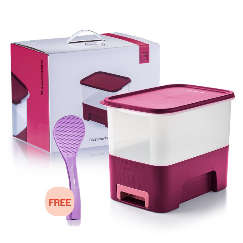 Tupperware Rice Dispenser RiceSmart 10kg / Ricesmart Junior 5kg rice ...