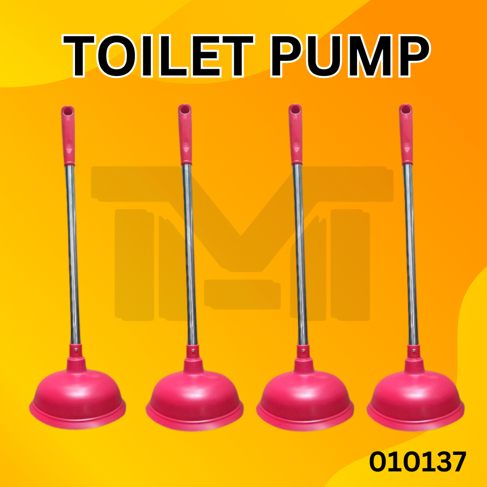 Stainless Steel Handle Red Toilet Pump/ Plunger/ Pam Tandas Sumbat ...