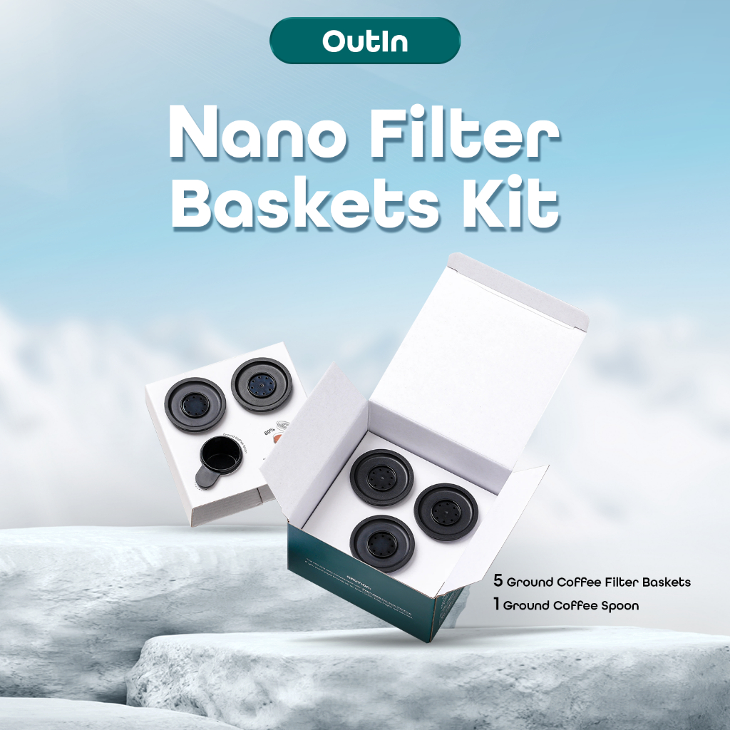 OutIn Nano Portable Espresso Machine Filter Baskets Kit | Shopee Malaysia