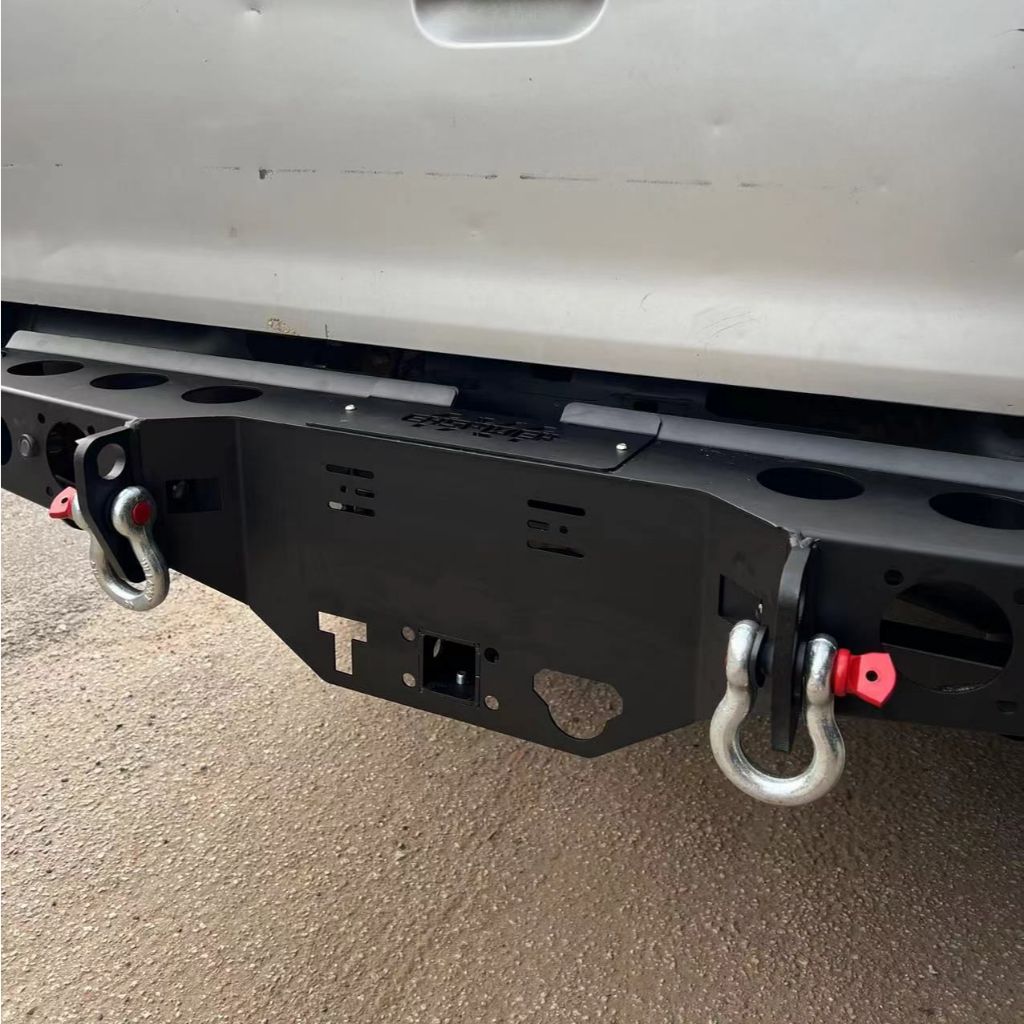 Hole Series Rear Bull Bar with Loop for Toyota Hilux Ford Ranger Isuzu ...