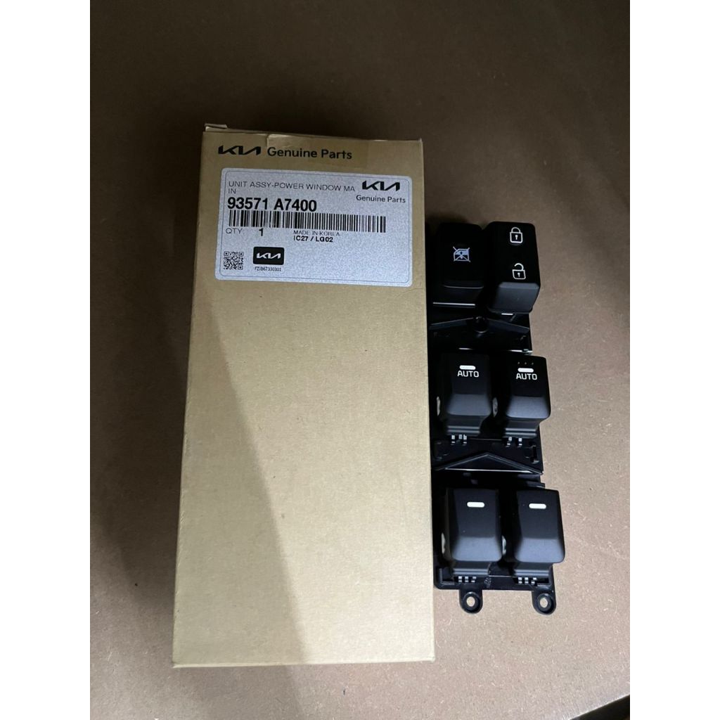 100% ORIGINAL (HYUNDAI KIA) FRONT RIGHT (DRIVER SIDE) POWER WINDOW MAIN ...
