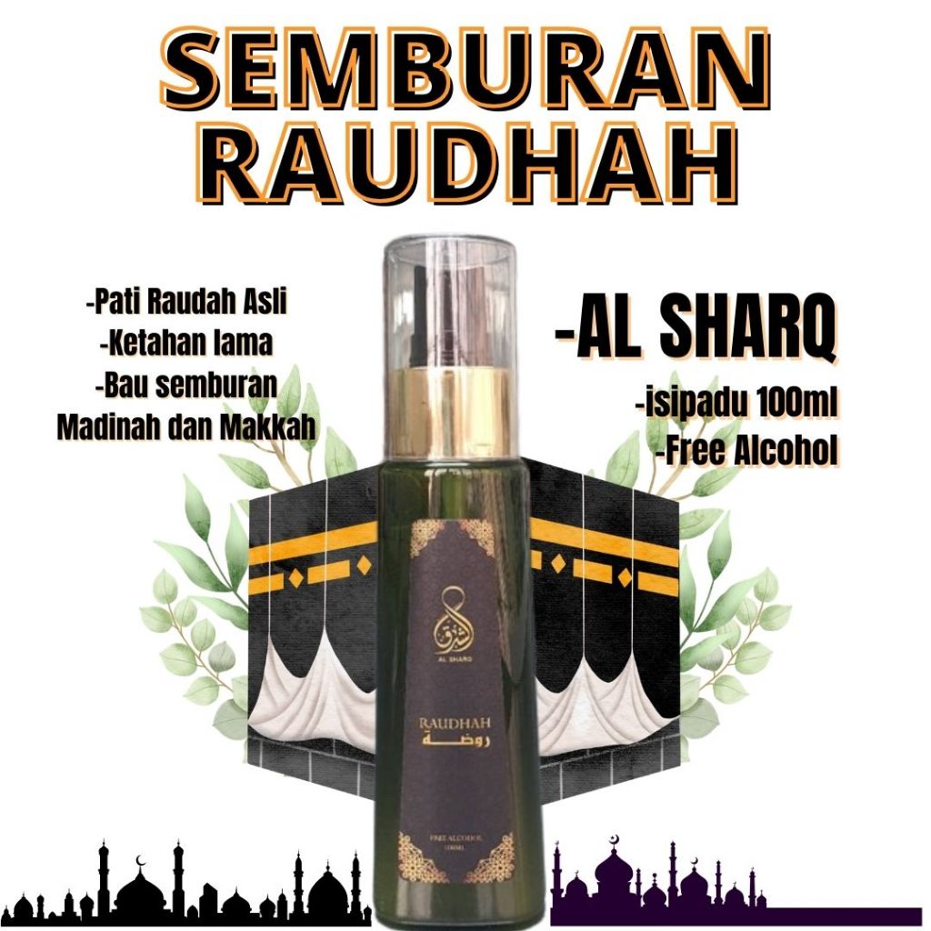 Wangian Raudhah Pati Asli Haruman Tanpa Alkohol 100ml di bawa khas dari ...