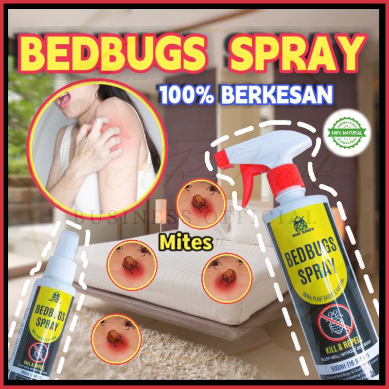 BUY 1 GET 1 FREE BUGRAIDS ENVIROLE BED BUG SPRAY 100ml/500ml TRAVEL ...