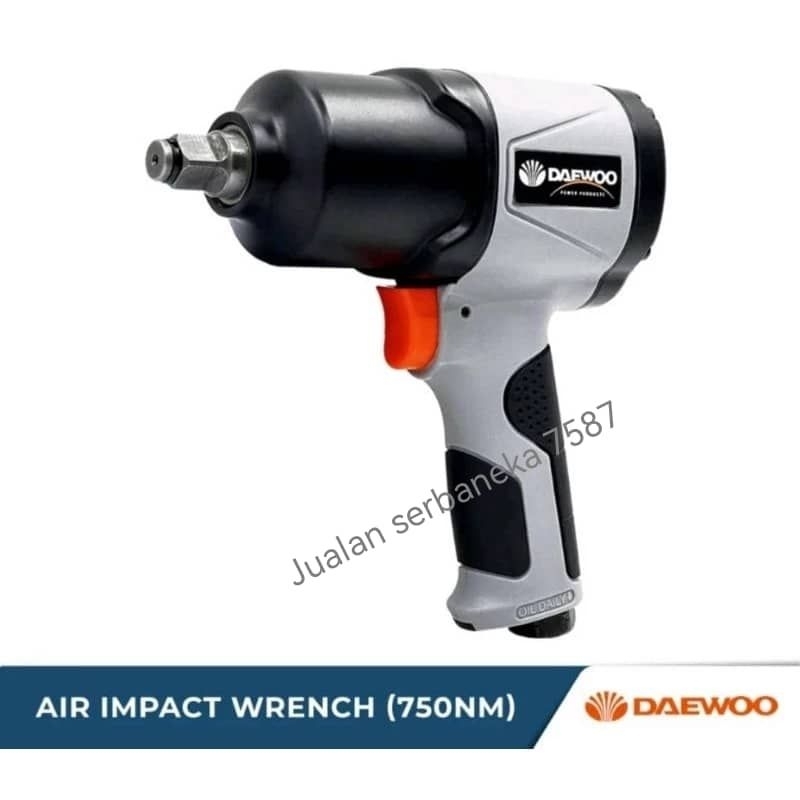 (750Nm) Daewoo Professional Air Impact Wrench 1/2" | Twin Hammer | Pneumatic Tool | Shopee Malaysia