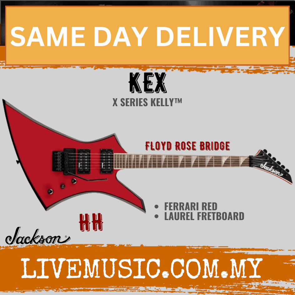 Jackson X Series Kelly KEX Electric Guitar, Laurel FB, Deep Purple ...