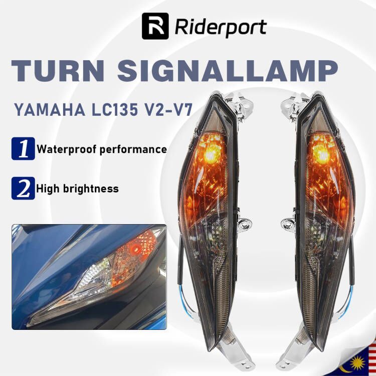 YAMAHA LC135 V4 V5 V6 V7 FRONT SIGNAL REAR SIGNAL LAMPU DEPAN BELAKANG SET LED 135LC LC 135 V4 ...