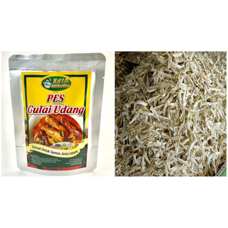 (COMBO) PES GULAI UDANG NAIM GULAI SEMBILANG & IKAN BILIS RAPUH KRUP ...