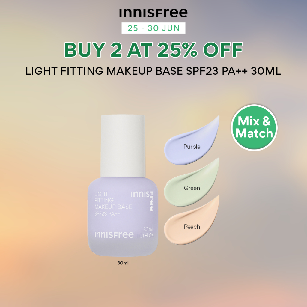 [25 - 30 JUN PAYDAY SALES | BUY 2 AT 25% OFF] INNISFREE Light Fitting ...