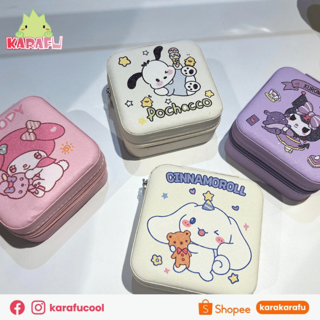READY STOCK! Sanrio Character Jewelry Box Organiser Display Cute Design ...