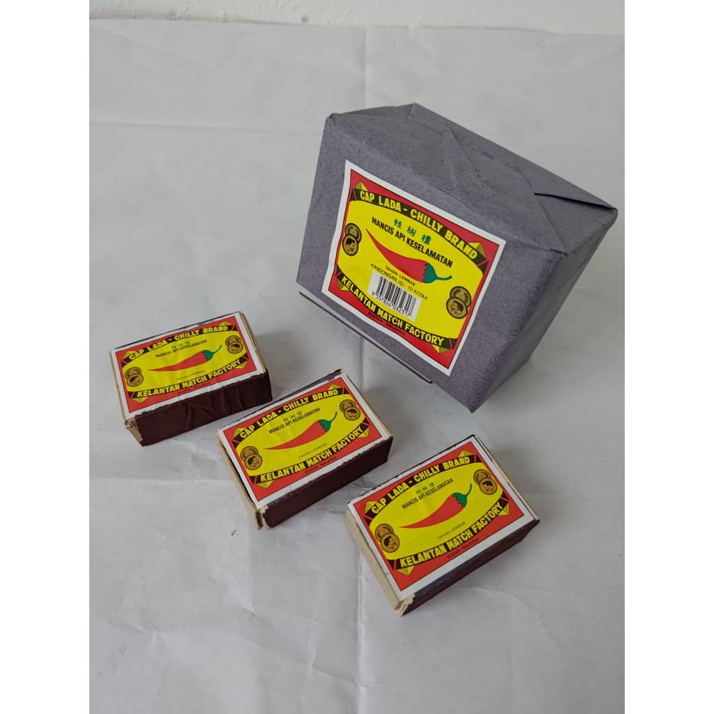 Stock sedia Chilly Brand Mancis Api/ Cap Lada Mancis Api Keselamatan ...