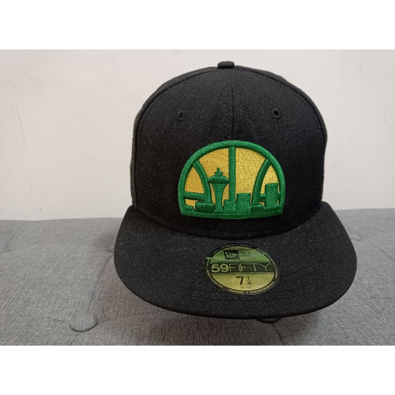 R2-C10-CAP NEW ERA NBA TEAM SEATTLE SUPERSONICS FULLCAP ORIGINAL ...