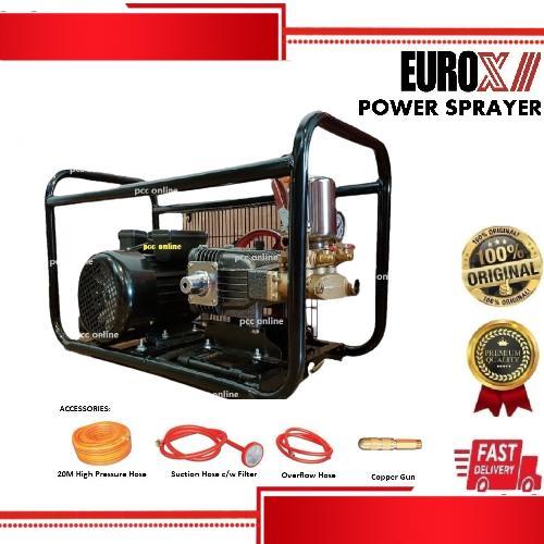 EUROX PPQ4504S|PPQ4504 Power Sprayer Plunger Pump 3HP With Motor Set ...