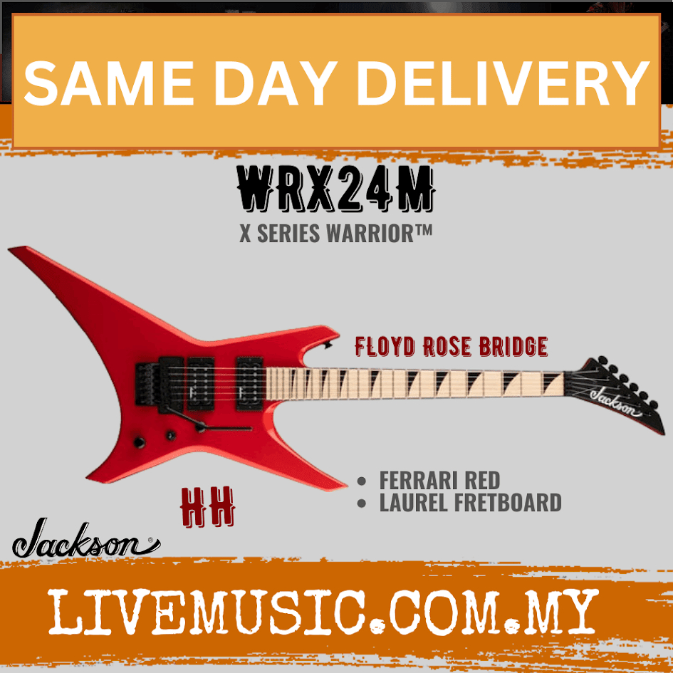 Jackson X Series Warrior WRX24M Electric Guitar, Ferrari Red | Shopee ...