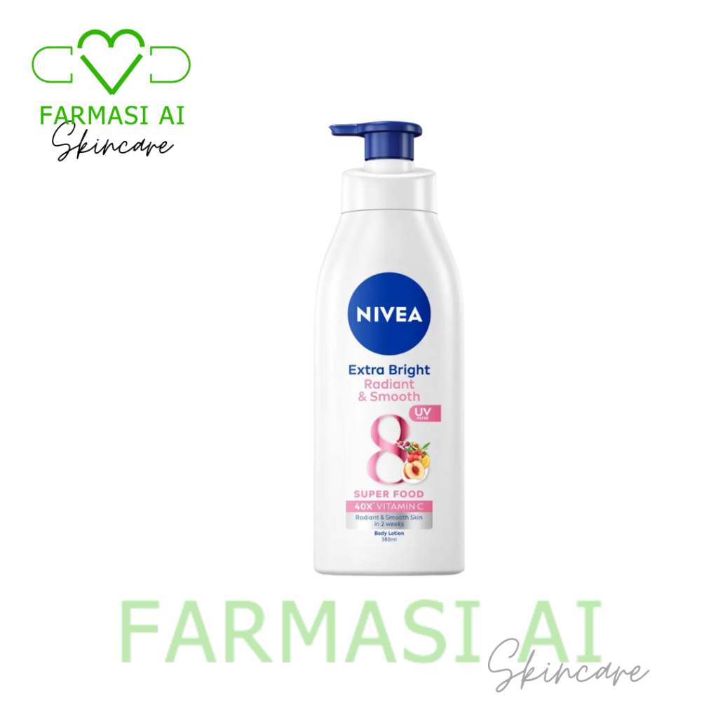 Nivea Extra Bright (Radiant & Smooth) Body Lotion 380ml (Exp Date: 10/ ...