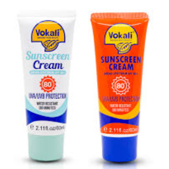 Vokali Sunscreen Cream SPF 80+ 60ml | Shopee Malaysia
