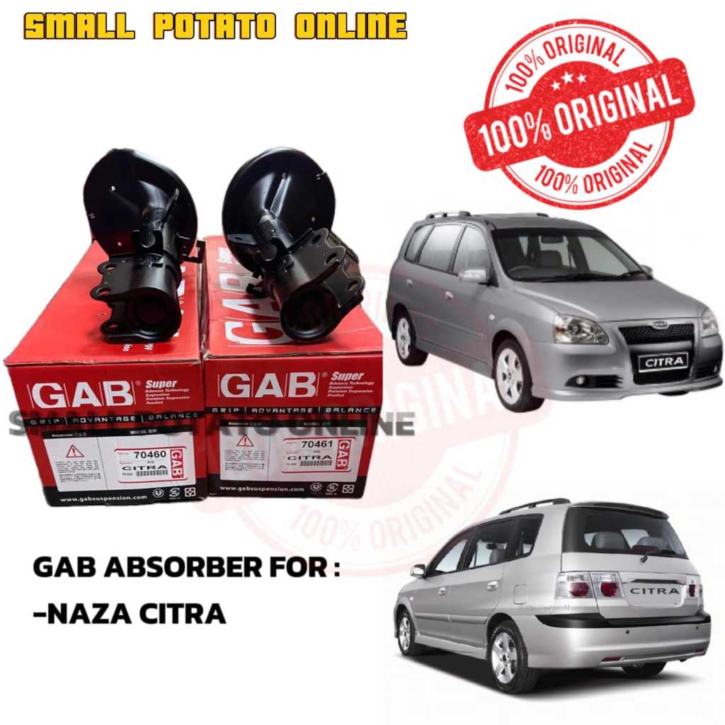 [100% GENUINE] GAB ABSORBER NAZA CITRA(70460/70461/70462/70463 ...