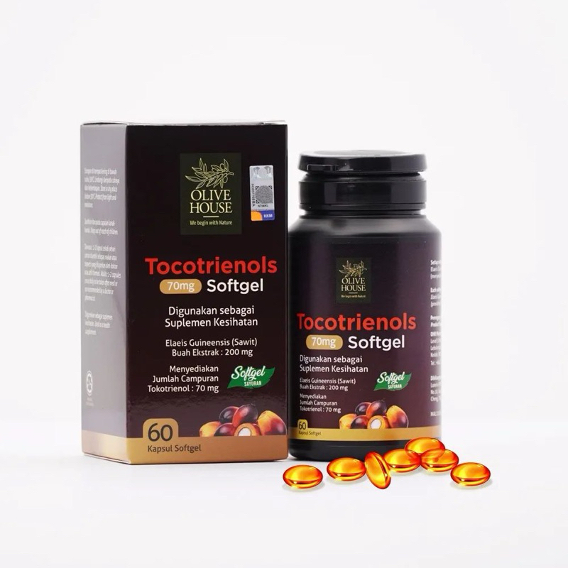 🔥🔥Vitamin E Tocotrienol 70mg Olive House🔥🔥 | Shopee Malaysia