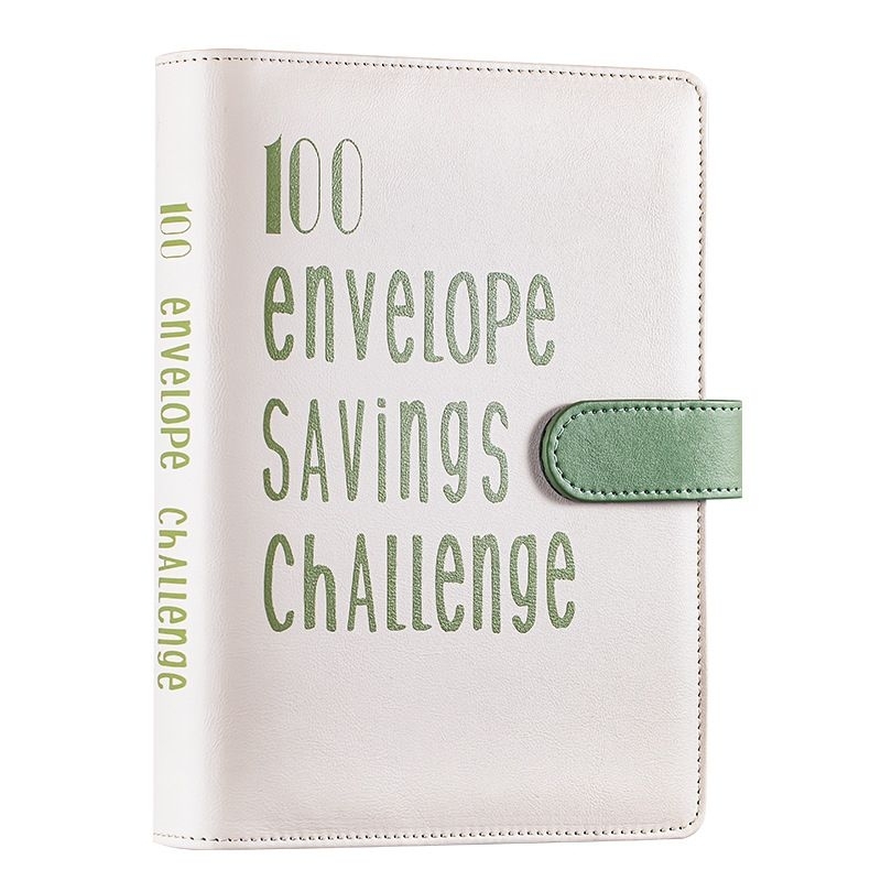 100 Envelope Savings Challenge Premium Stationery Paper Black Buku ...