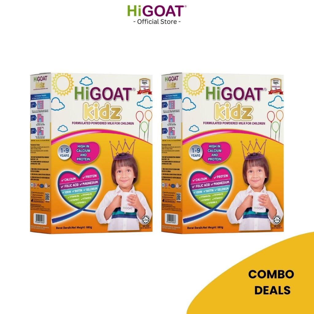 HiGOAT Milk Kidz 1-9 (680g x 2 Boxs) | Shopee Malaysia
