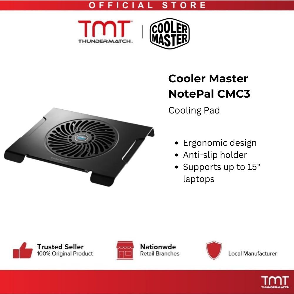 Cooler Master NotePal CMC3 Cooling Pad | Shopee Malaysia