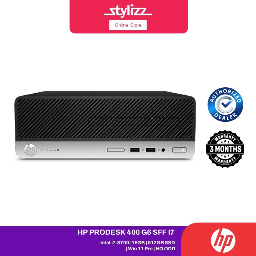 HP Prodesk 400 G6 SFF Desktop i5 i7 9th / 8th Gen PC 512GB PCIe NVMe M ...