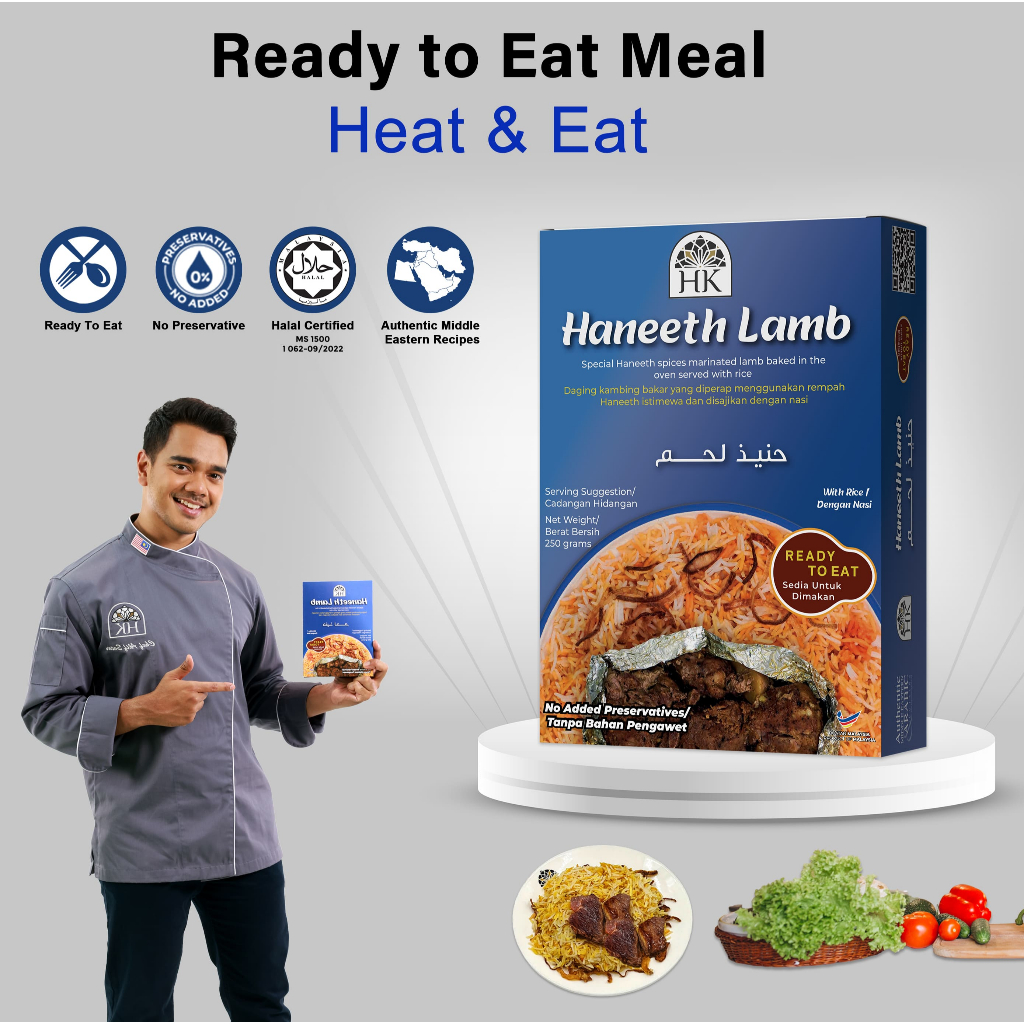 Haneeth Lamb - Ready Meal to Eat (Halal 100%) | Shopee Malaysia