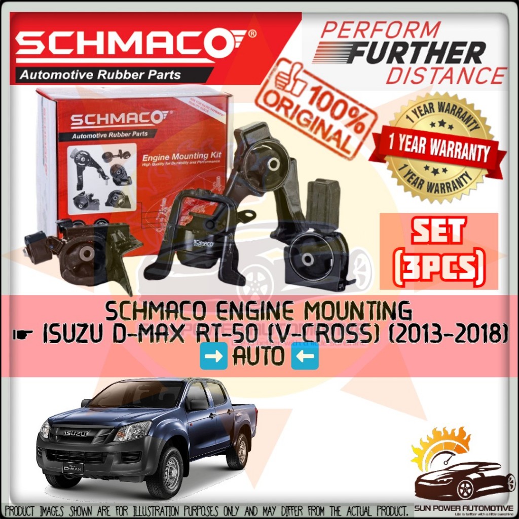 Isuzu D-MAX Dmax RT-50 RT50 V-Cross Vcross (2013-2018) ( AUTO ) SCHMACO ...